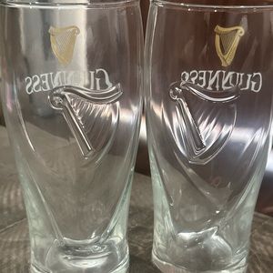Guinness | Dining | New Guinness Harp Glasses Set Of Two | Poshmark